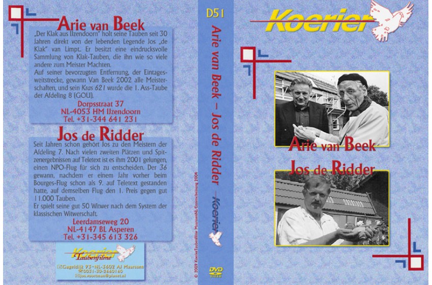 Koerier D051: Arie van Beek – Jos de Ridder